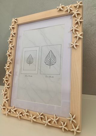 Cornice per foto decorata a mano