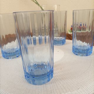 set 5 Tumblr azzurri Pasabahce Turkey