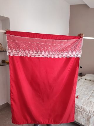 tenda rossa nuova