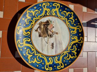 piatto in ceramica Lodigiana diametro 44 centimetr