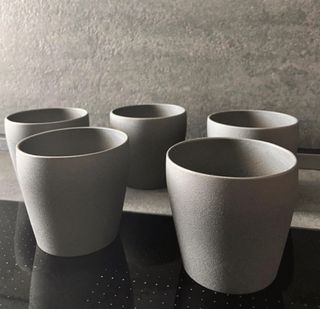 Ikea 5 vasi in terraglia