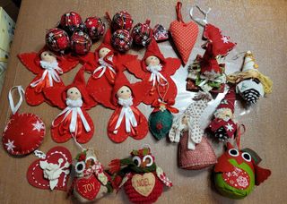 Addobbi di Natale artigianali