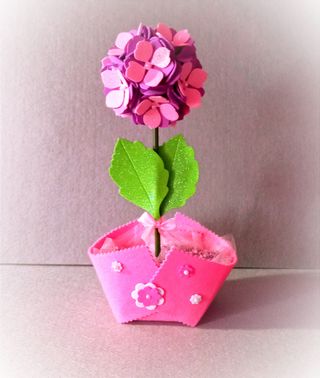 ortensia in gomma eva