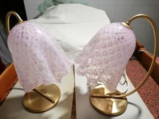 Set lampade vetro Murano