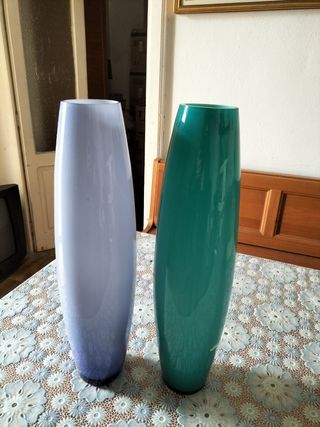 vasi in vetro colorato