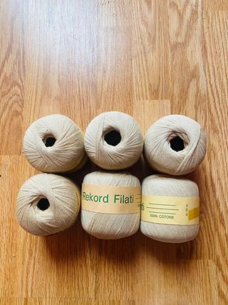 Gomitoli di fettuccia 100% cotone