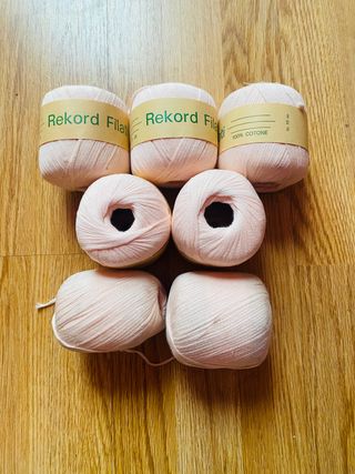 Gomitoli di fettuccia 100% cotone