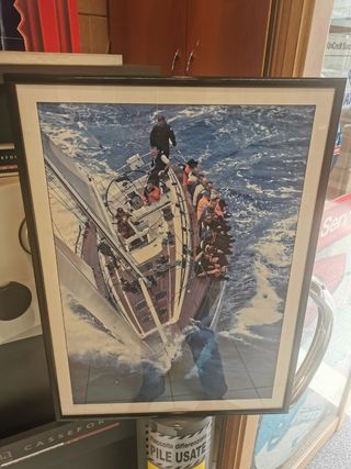 quadro regata con cornice