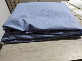 Stoffa colore Jeans, cotone 100%