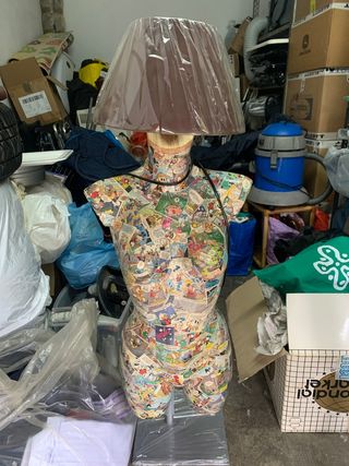 Lampadario a Manichino fumettato