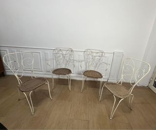 Sedie in ferro vintage