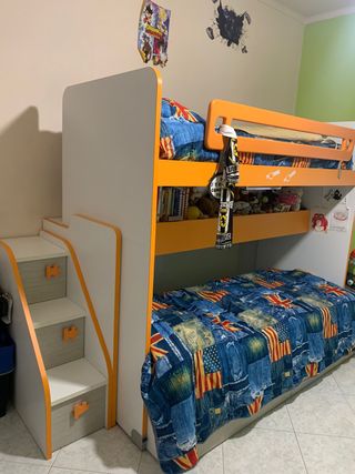 Letto a castello scorrevole