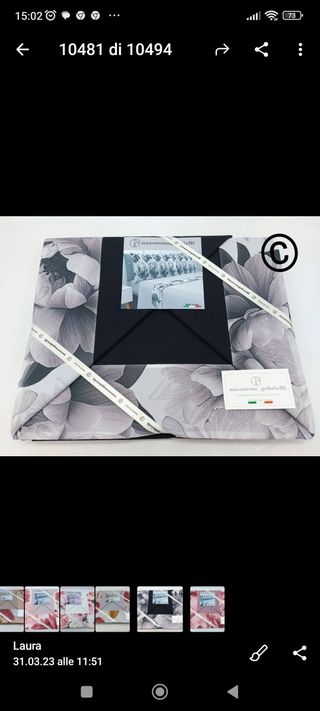 lenzuola matrimoniali nazareno Gabrielli