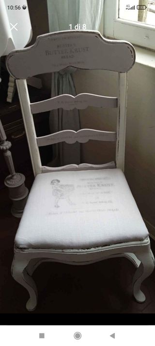 sedia esclusiva shabby chic