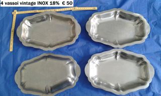 4 vassoi vintage