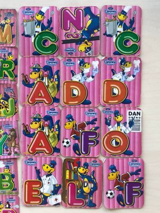 Imanes letras Abecedario Danonino de segunda mano por 0 EUR en ...