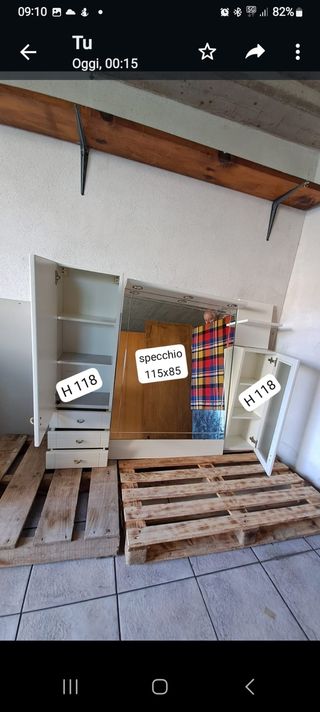 Mobile bagno completo senza rubinetto