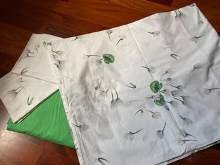 Lenzuola matrimoniale 100% cotone " I tulipani "