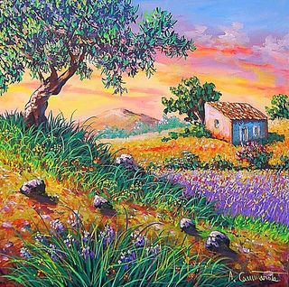 Quadro dipinto ad olio su tela