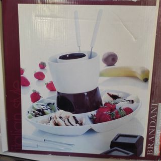 cioccolatiera a doppio scomparto