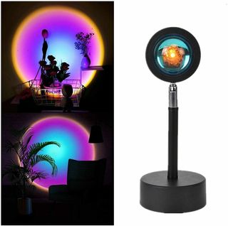 LAMPADA PROIETTORE LED ARCOBALENO ATMOSFERA RAINBO