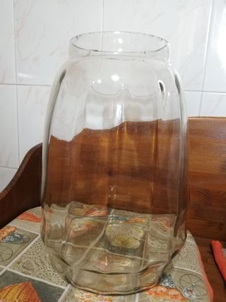 Grande vaso in vetro antico contenitore design