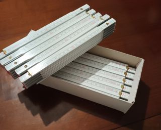 11 Metri in Legno Bianchi Nuovi 2 MT