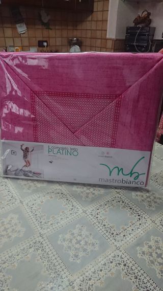 lenzuola matrimoniali Masto Bianco fantasia  nuovo