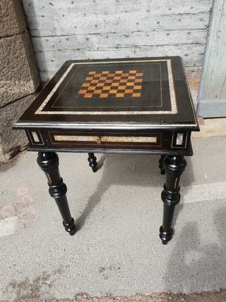 tavolino da gioco boulle epoca 1850/70