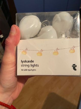 Catena di luci a paperelle