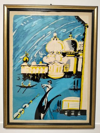 Quadro serigrafia Remo Brindisi