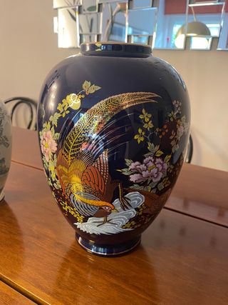 Vaso cinese blu