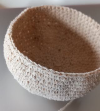 ciotolina in lana grezza