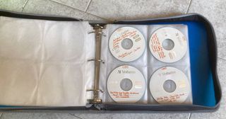 Borsa raccoglitore PortaCd (192) Azzurra