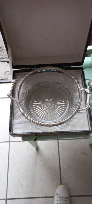 vecchio regalo di nozze ciotola e posate euro 15