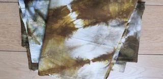 SCAMPOLI 2 TESSUTO AFRICANO BATIK SENEGAL ANNI 80