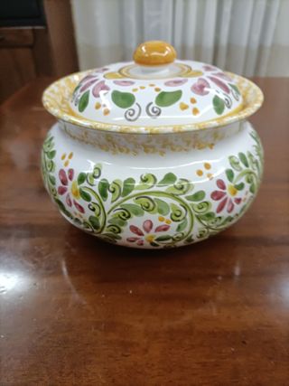Porta biscotti in ceramica