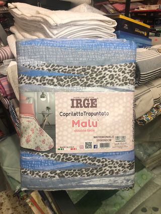 Trapuntino matrimoniale microfibra irge