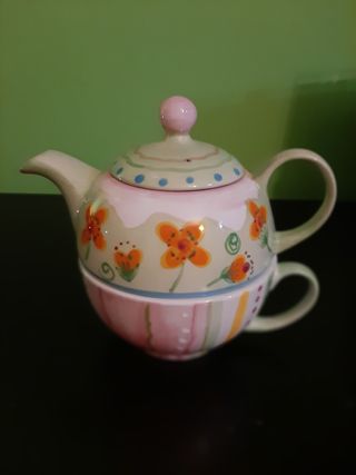 Teiera con tazzone