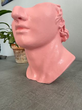 Porta vaso porta frutta David rosa