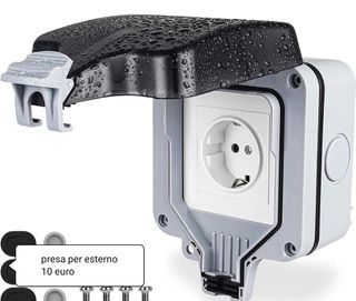 Presa elettrica esterno