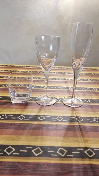 Servizio bicchieri in cristallo da 12