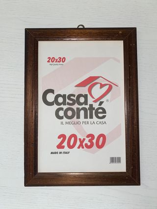 Cornice in legno noce 20x30