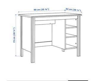 IKEA scrivania BRUSALI Bianca