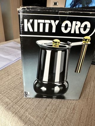 Caffettiere Kitty oro