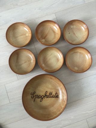 Spaghettiera con 6 fondine