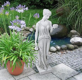 statua da giardino o interno alta 82cm arredamento