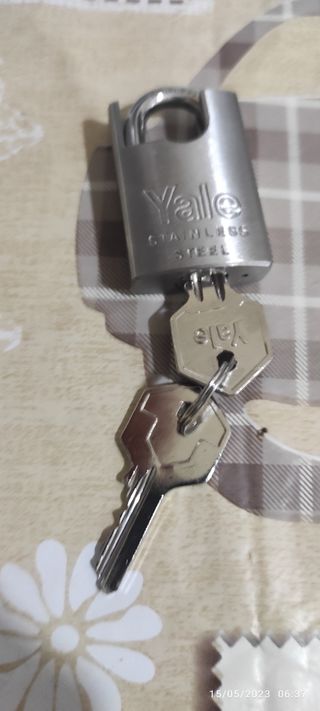 Lucchetto YALE in Acciaio Inox