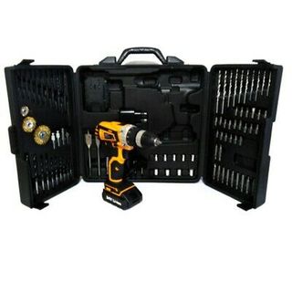 TRAPANO AVVITATORE 2 BATTERIE LITIO 24V KIT 92....