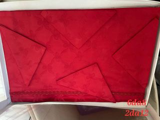 tovaglia rosso natale